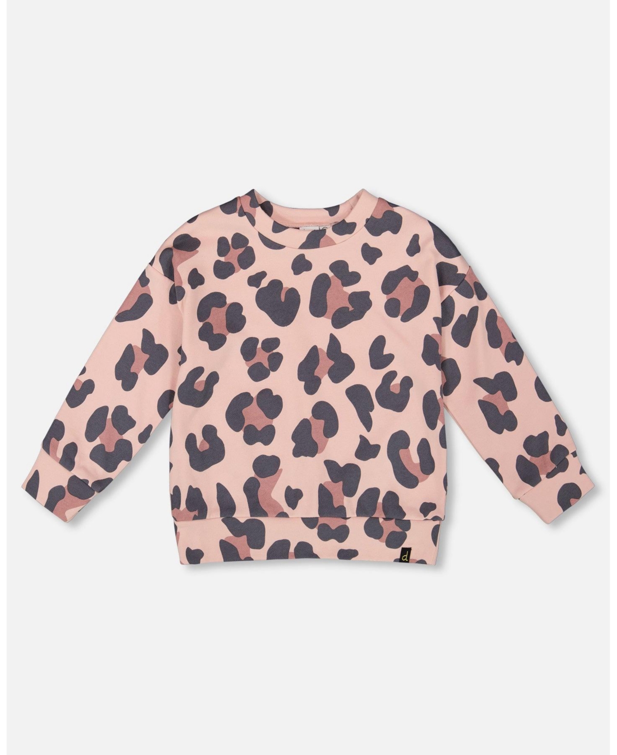Click here for Deux par Deux Girl French Terry Sweatshirt Pink Le... prices