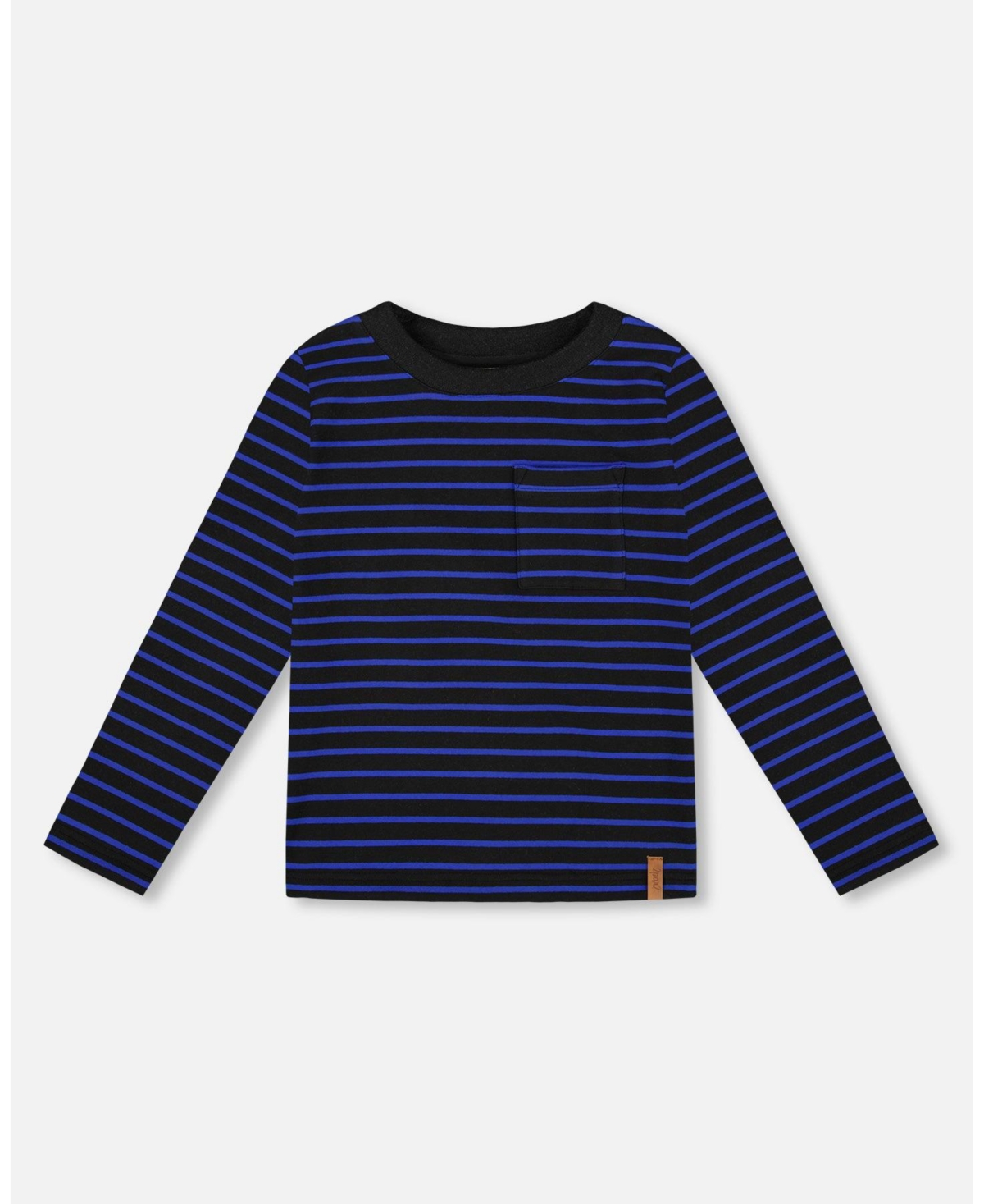 Click here for Deux par Deux Boy Long Sleeve Brushed Jersey Strip... prices