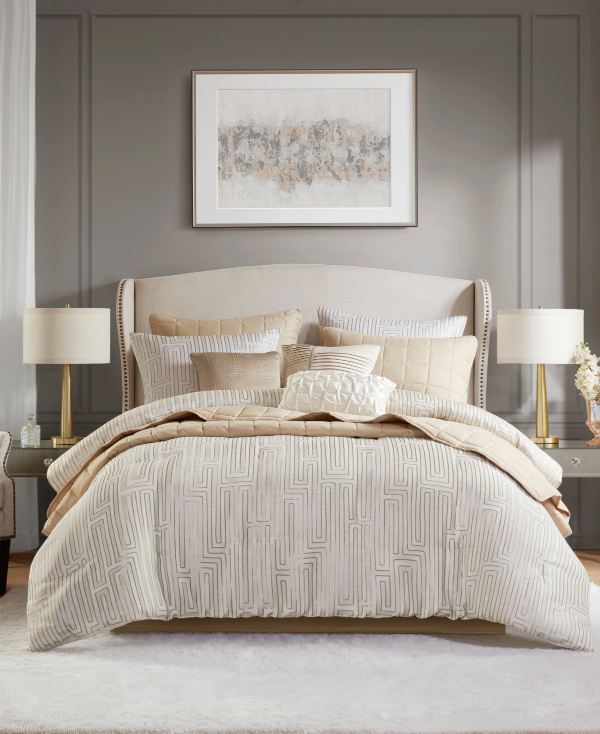 Click here for Madison Park Royce Luxury Jacquard 10-Pc. Comforte... prices