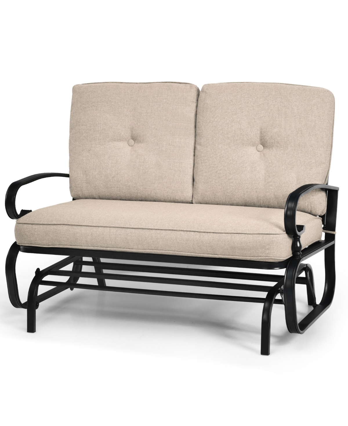 Click here for Gymax Patio Swing Glider Chair Rocking Loveseat Be... prices