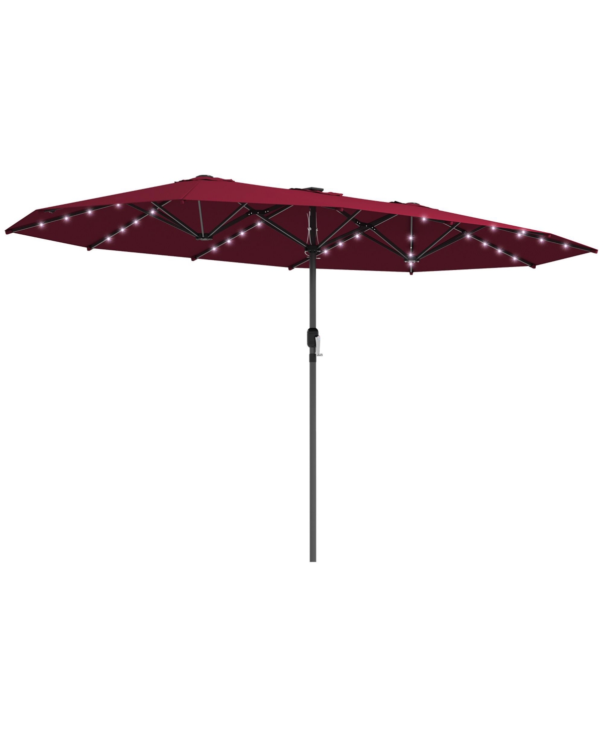 Click here for Outsunny Double-Sided Sun Umbrella  Garden Parasol... prices