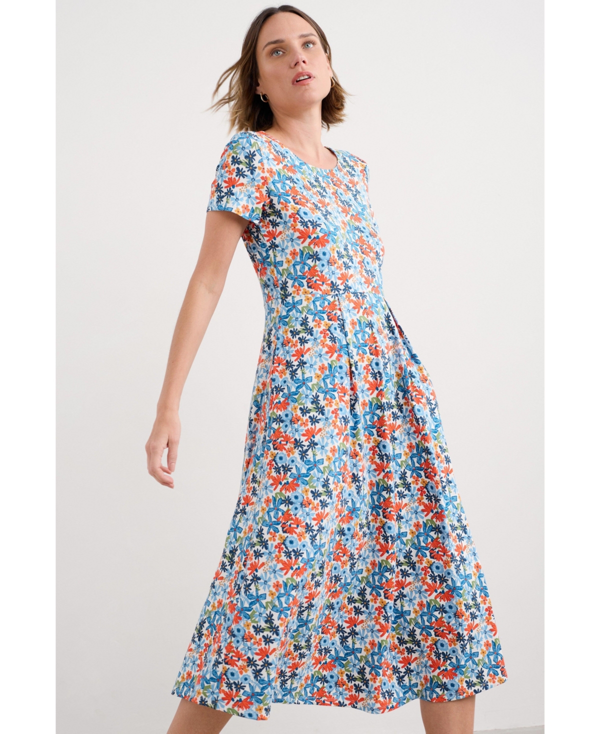 Click here for Seasalt Cornwall Womens S/S Veronica Dress - Paste... prices