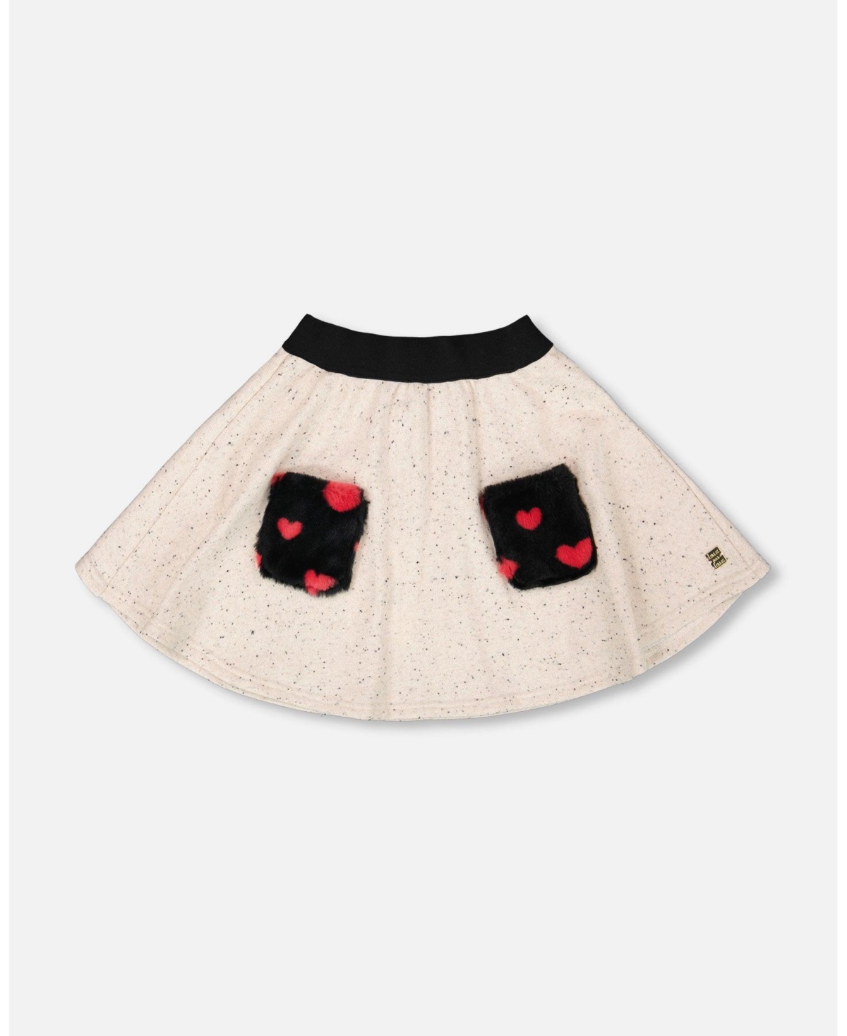 Click here for Deux par Deux Girl Glittering French Terry Skirt B... prices