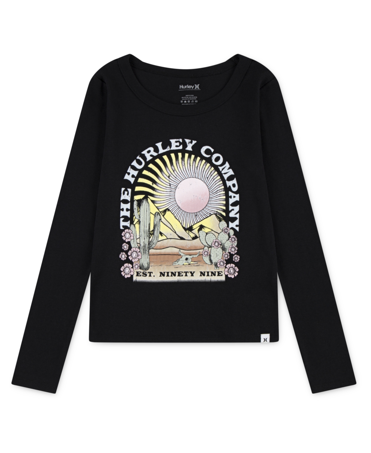 Click here for Hurley Big Girls Sun Valley T-Shirt - Black prices