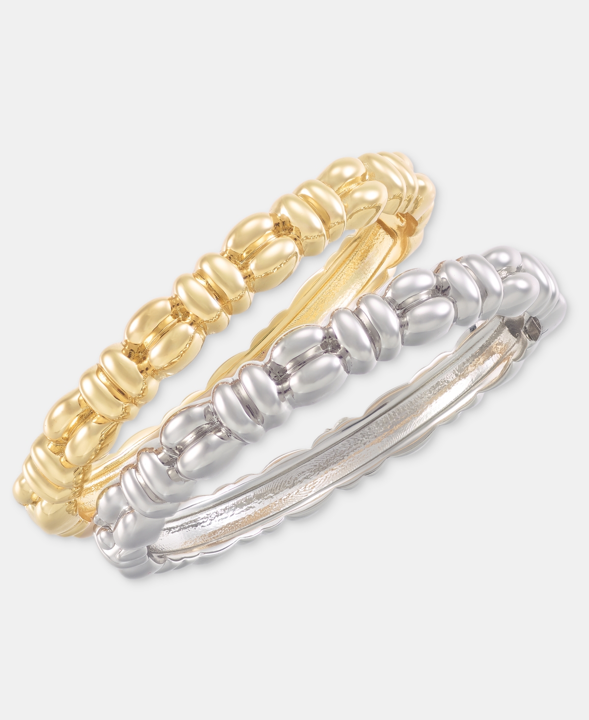Click here for On 34th 2-Pc. Set Textured Bangle Bracelets  Macys... prices