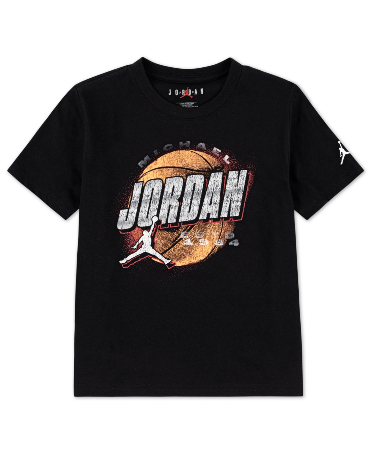 Click here for Jordan Toddler and Little Boys Distressed Chrome T... prices