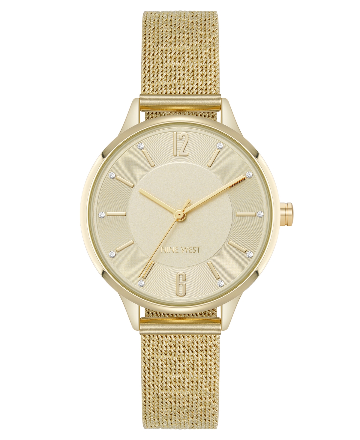 Click here for Nine West Womens Quartz Capital Gold-Tone Stainles... prices