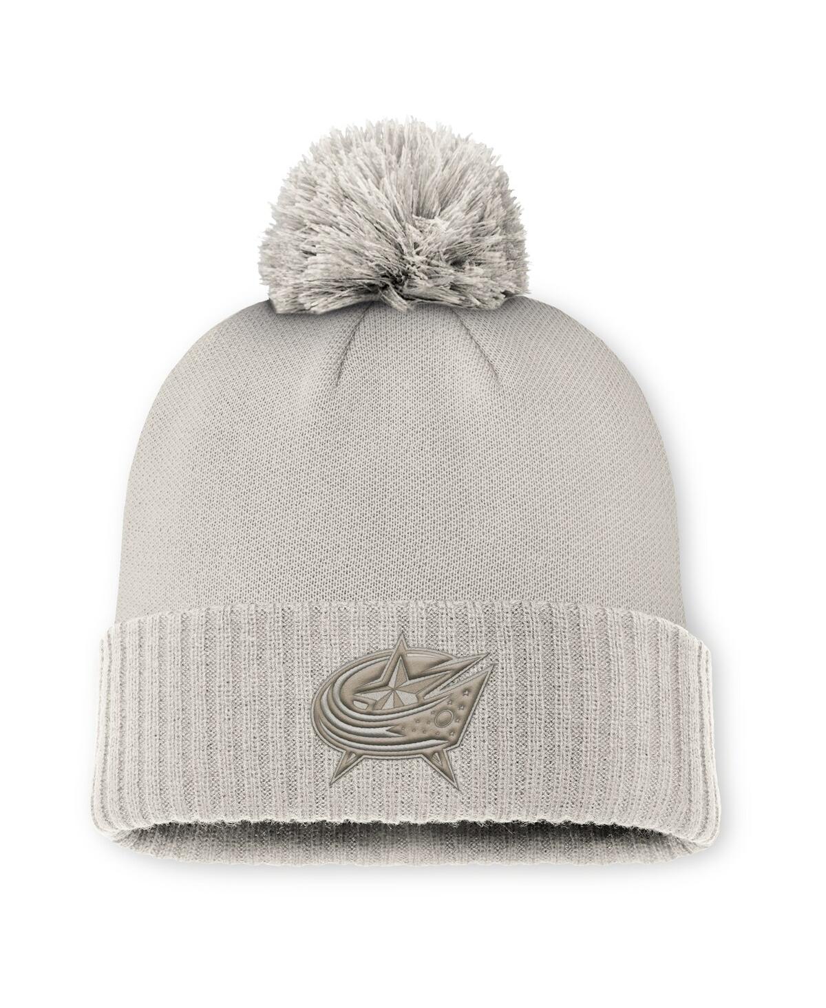 Click here for Fanatics Mens Gray Columbus Blue Jackets Road 7 Cu... prices