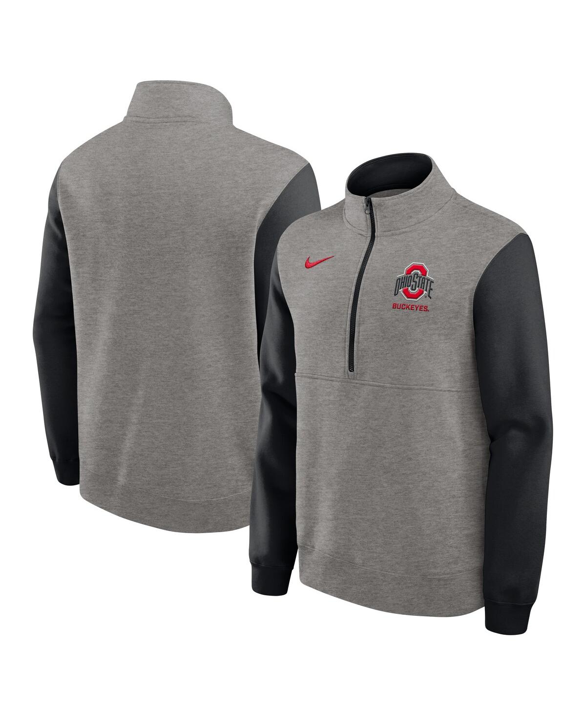 Click here for Nike Mens Heather Gray/Black Ohio State Buckeyes C... prices