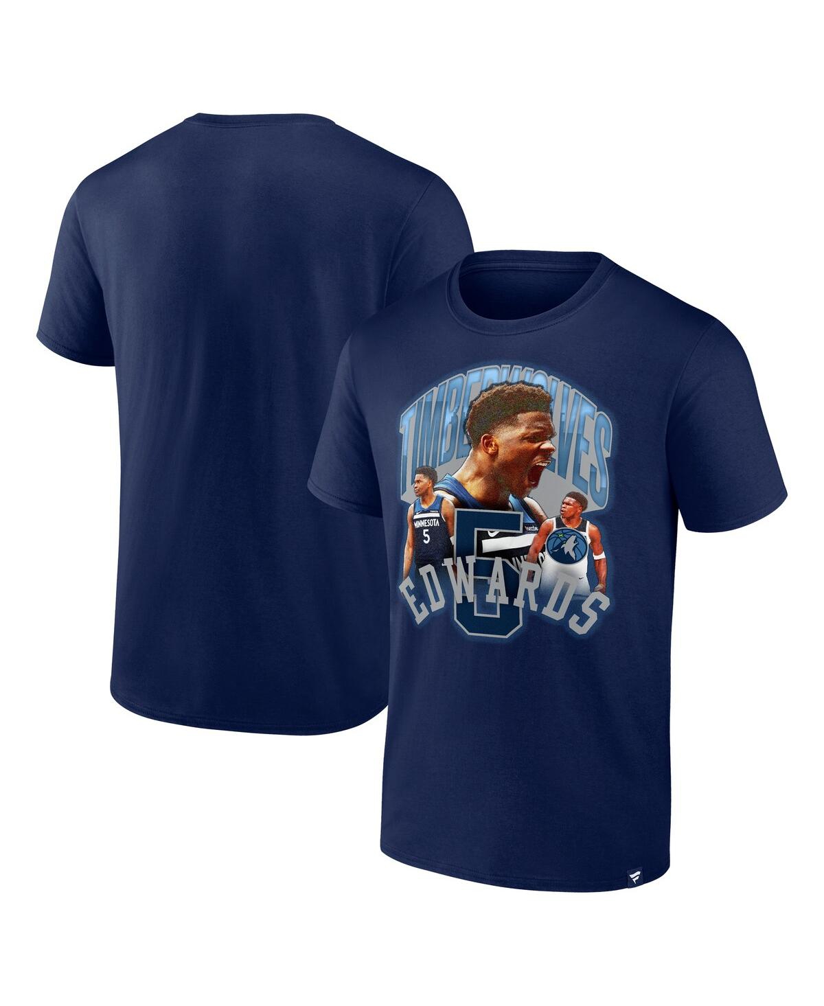 Click here for Fanatics Mens Anthony Edwards Navy Minnesota Timbe... prices