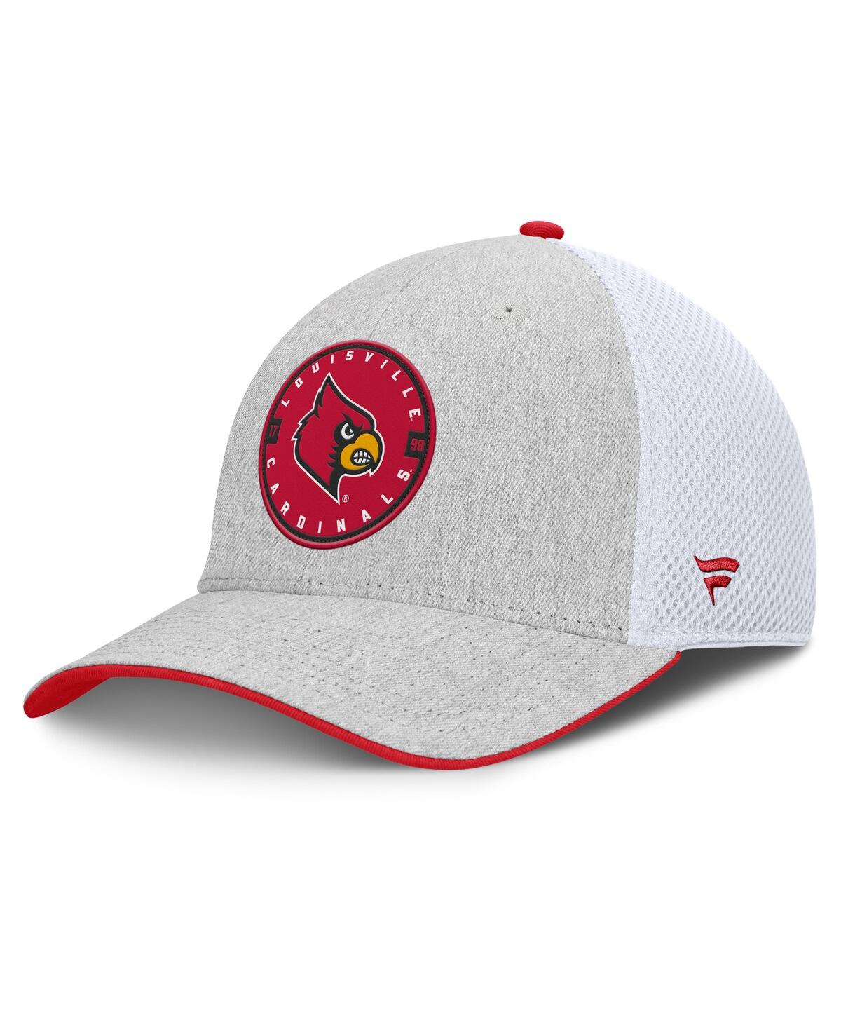 Click here for Fanatics Mens Heather Gray/White Louisville Cardin... prices