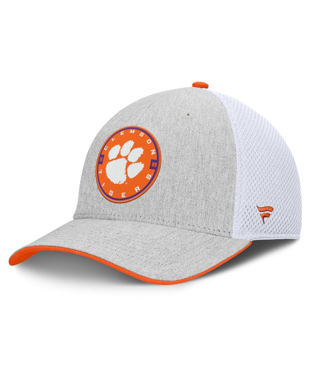 Click here for Fanatics Mens Heather Gray/White Clemson Tigers Tr... prices