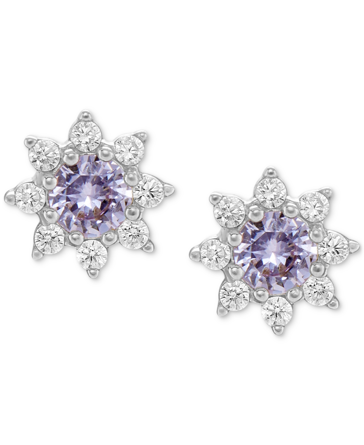 Click here for Cubic Zirconia June Birthstone Flower Stud Earring... prices