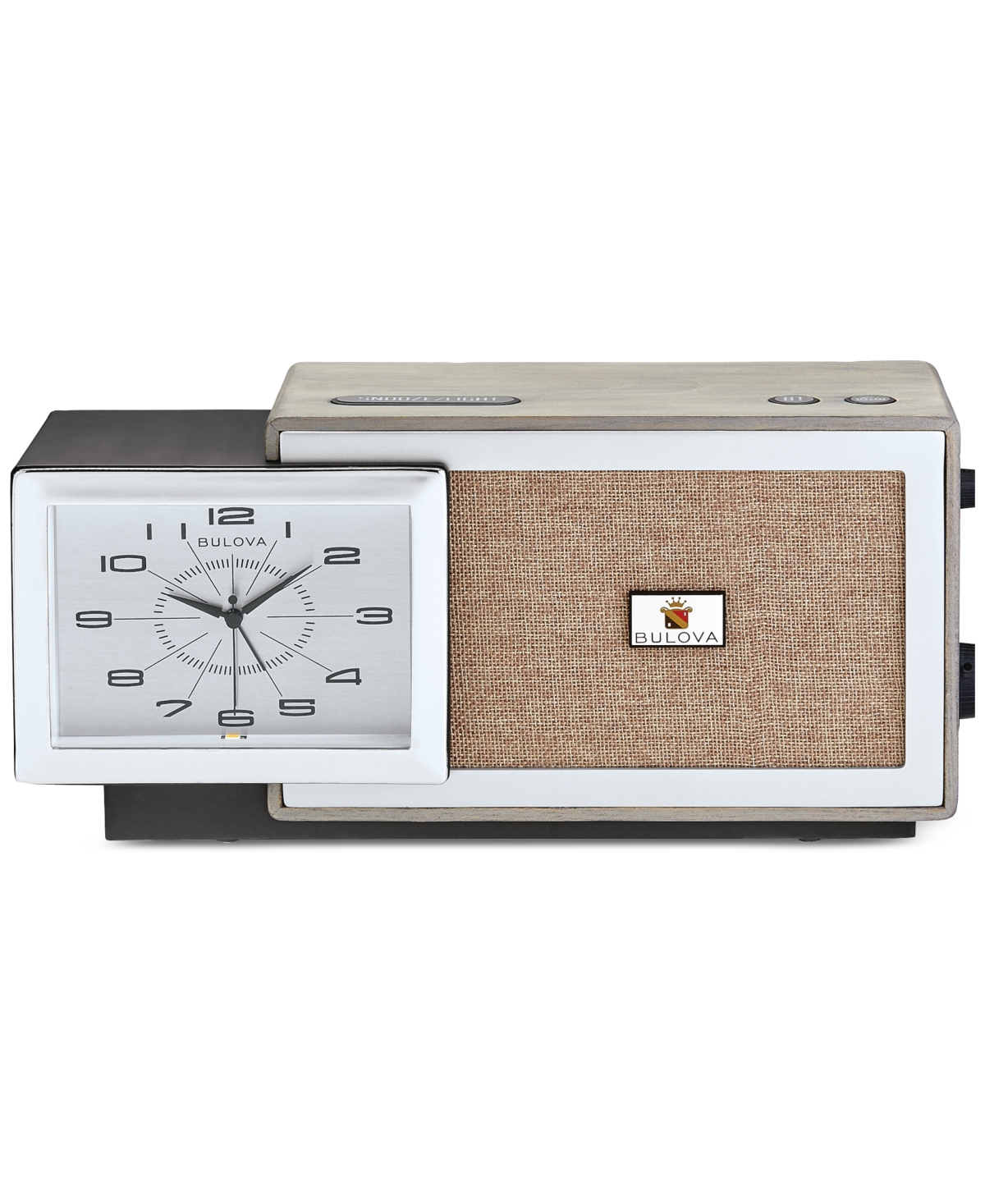 Click here for Bulova Precision Tone Silver Clock Radio - Silver prices