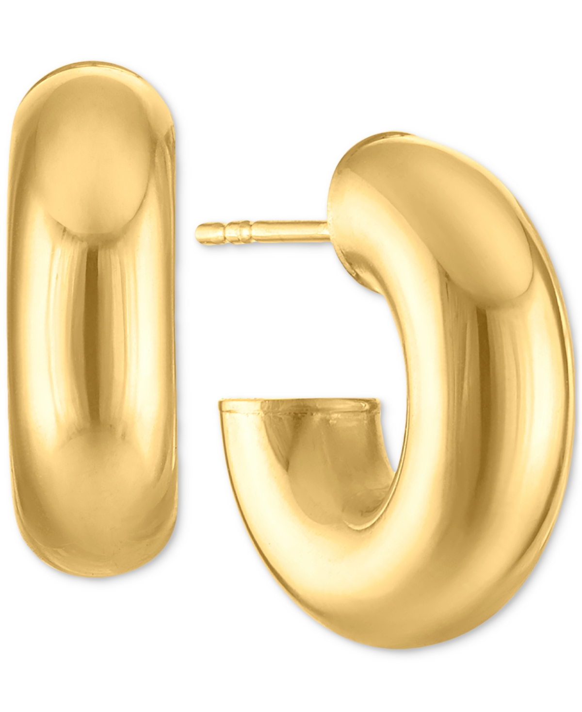 Click here for Polished Extra Small Huggie Hoop Earrings in 10k G... prices