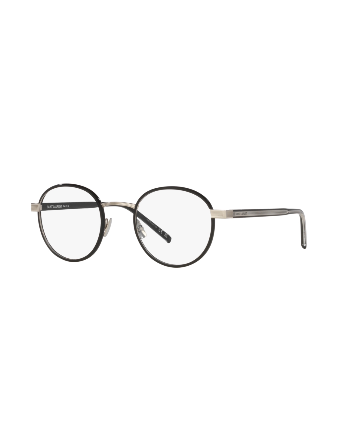 Click here for Saint Laurent Mens Round Eyeglasses  YS000137 - Bl... prices