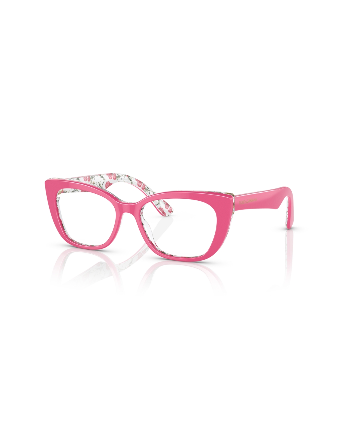 Click here for Dolce&Gabbana Child Cat Eye Eyeglasses  DX3357 - P... prices