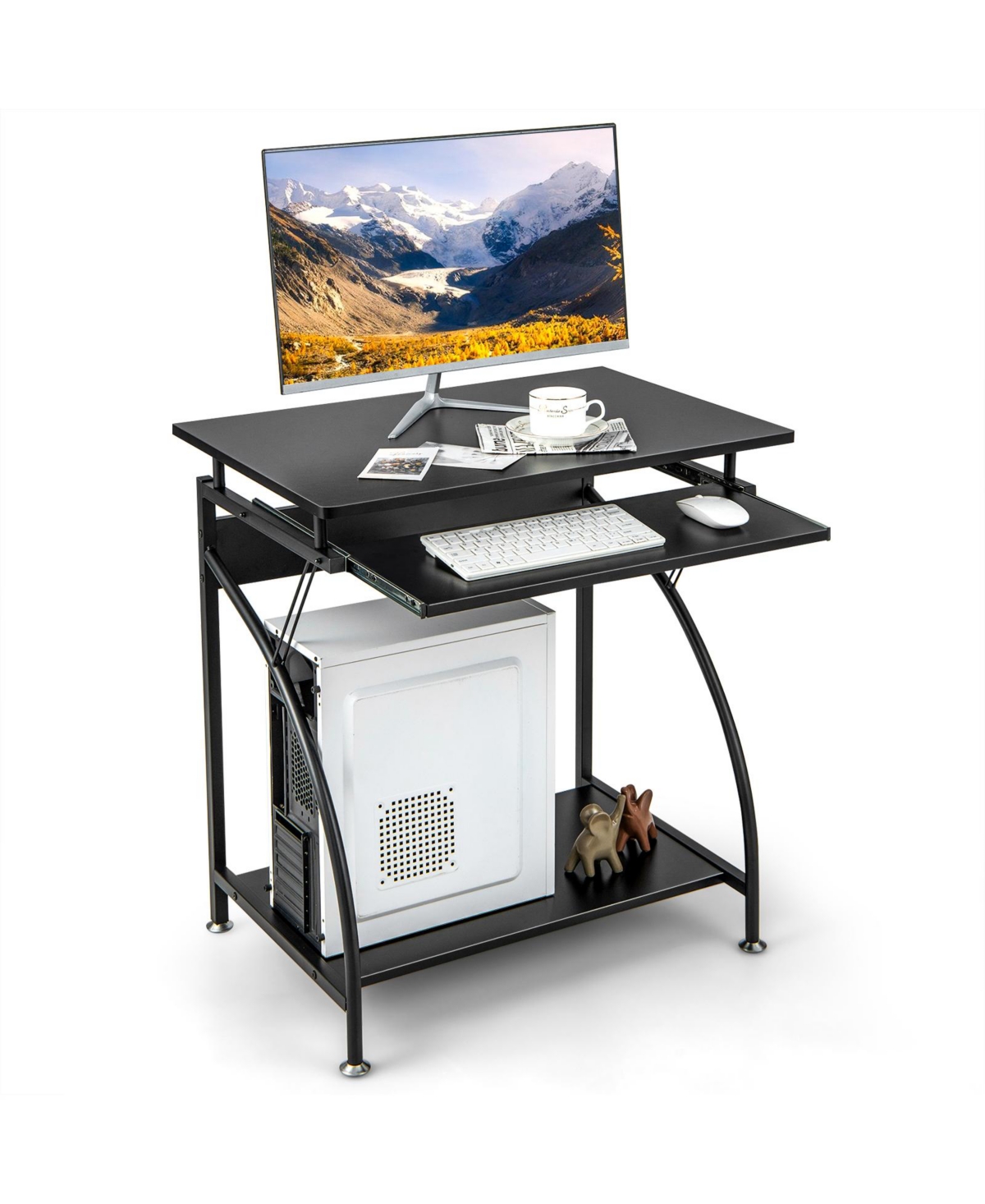 Click here for Mecale 27.5 Inch Laptop Table Computer Desk for Sm... prices