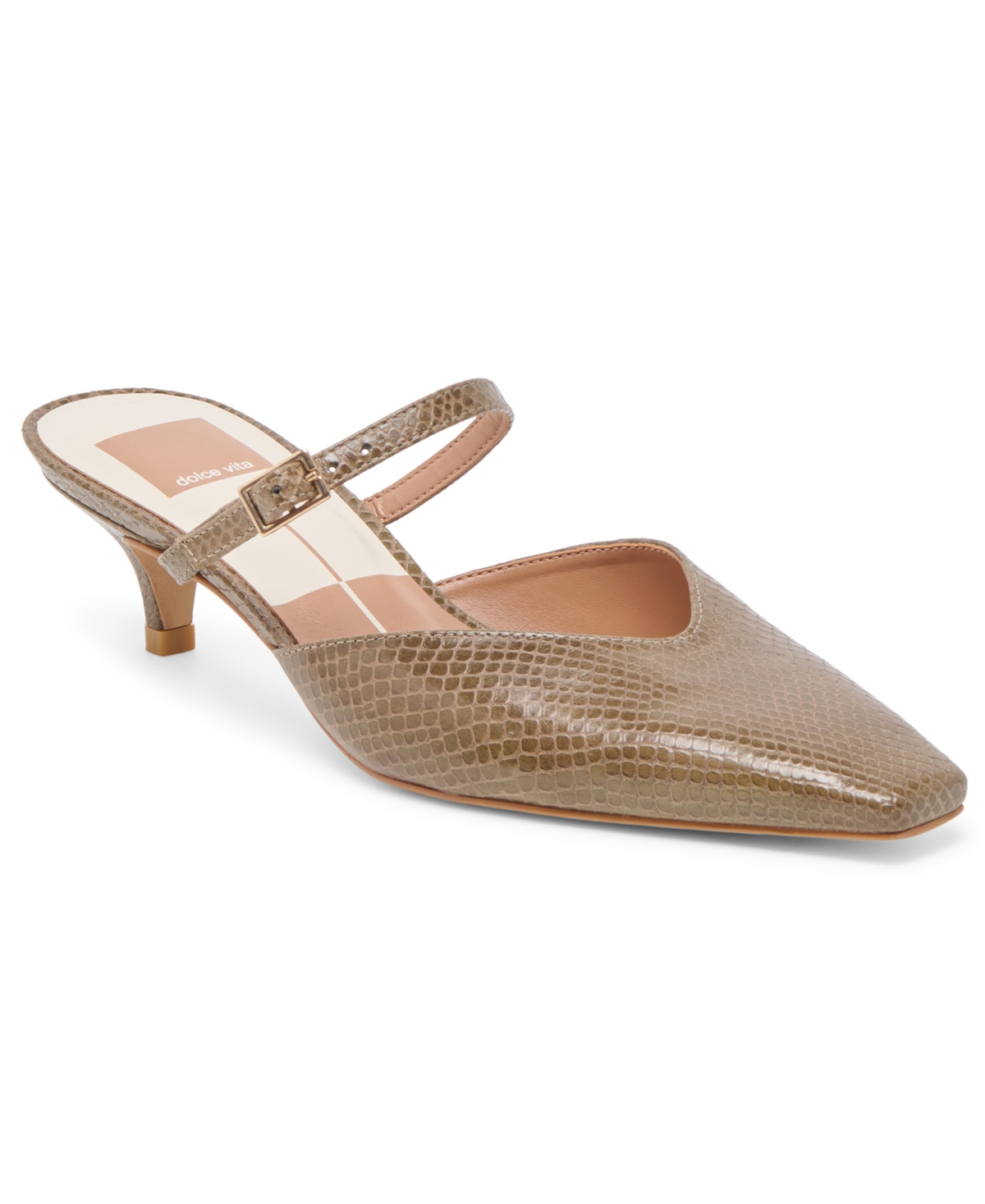 Click here for Dolce Vita Womens Morgen Two-Piece Kitten-Heel Mul... prices