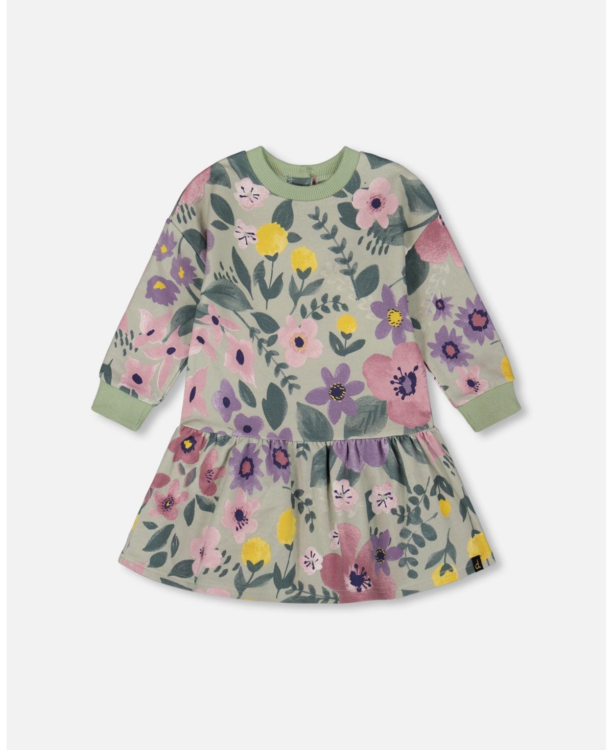 Click here for Deux par Deux Baby Girl Stretch Fleece Dress Sage... prices