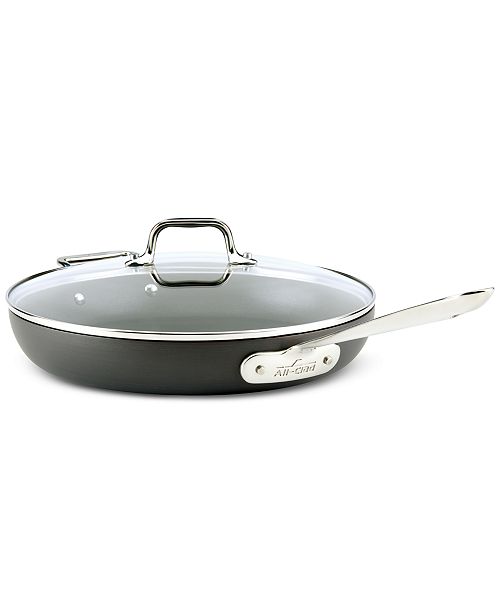 All-Clad Hard Anodized 12" Fry with Lid - Cookware & Cookware Sets ...