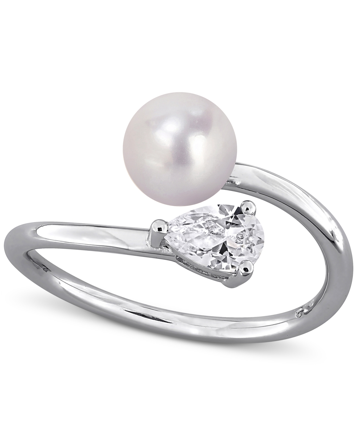 Click here for Cultured Freshwater Pearl & Garnet Ring (1/2 ct. t... prices