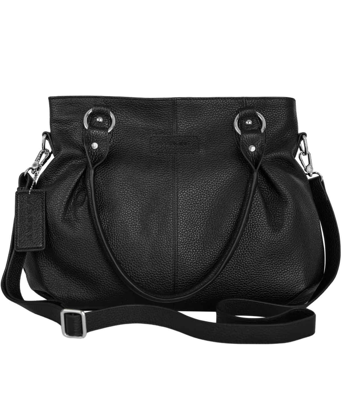 Click here for Mancini Melanie Mini Convertible Shoulder Bag - Bl... prices