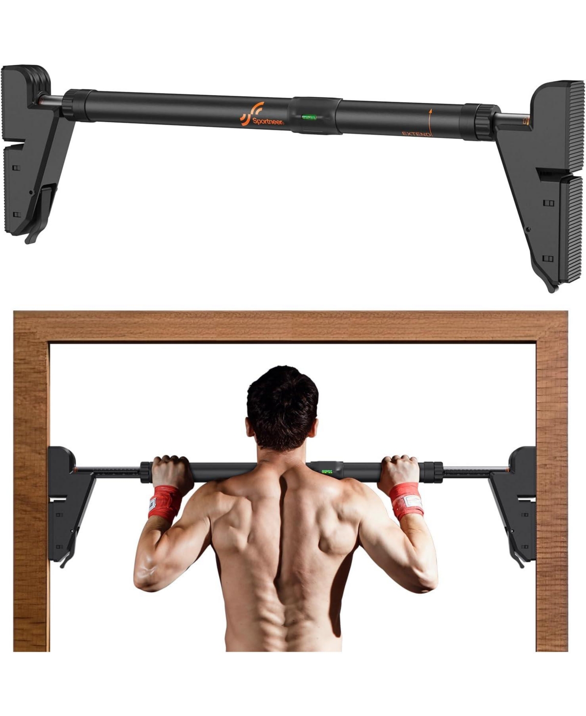 Click here for Pull up Bar for Doorway No-Screw Adjustable Chin U... prices