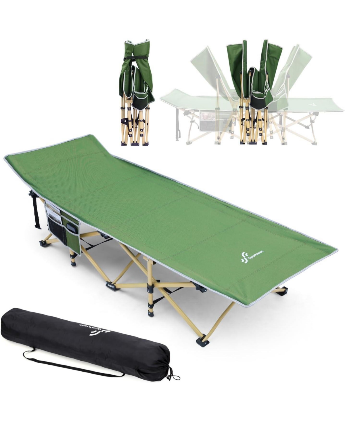Click here for Sportneer Camping Cot: 1200D Double Layer Oxford F... prices