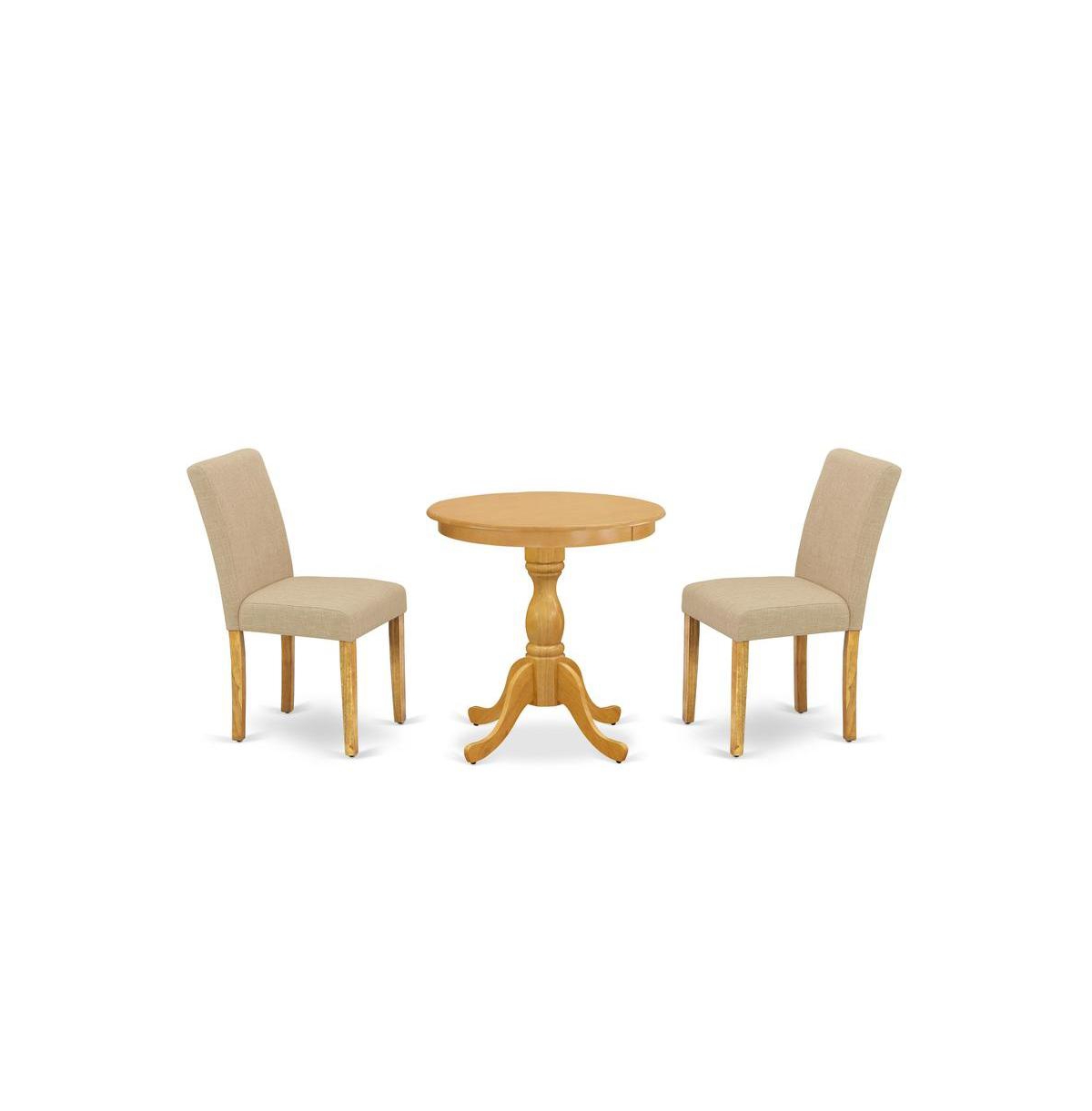 Click here for East West Furniture 3-Pc Kitchen Dining Set - 2 Pa... prices