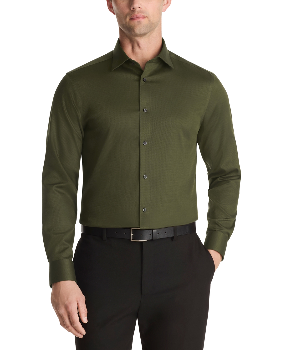 Click here for Calvin Klein Mens Steel Plus Slim Fit Dress Shirt... prices