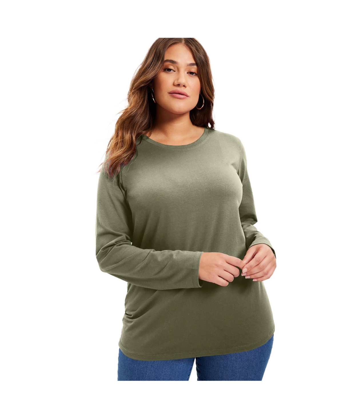 Click here for June + Vie Womens June + Vie Long-Sleeve Crewneck... prices