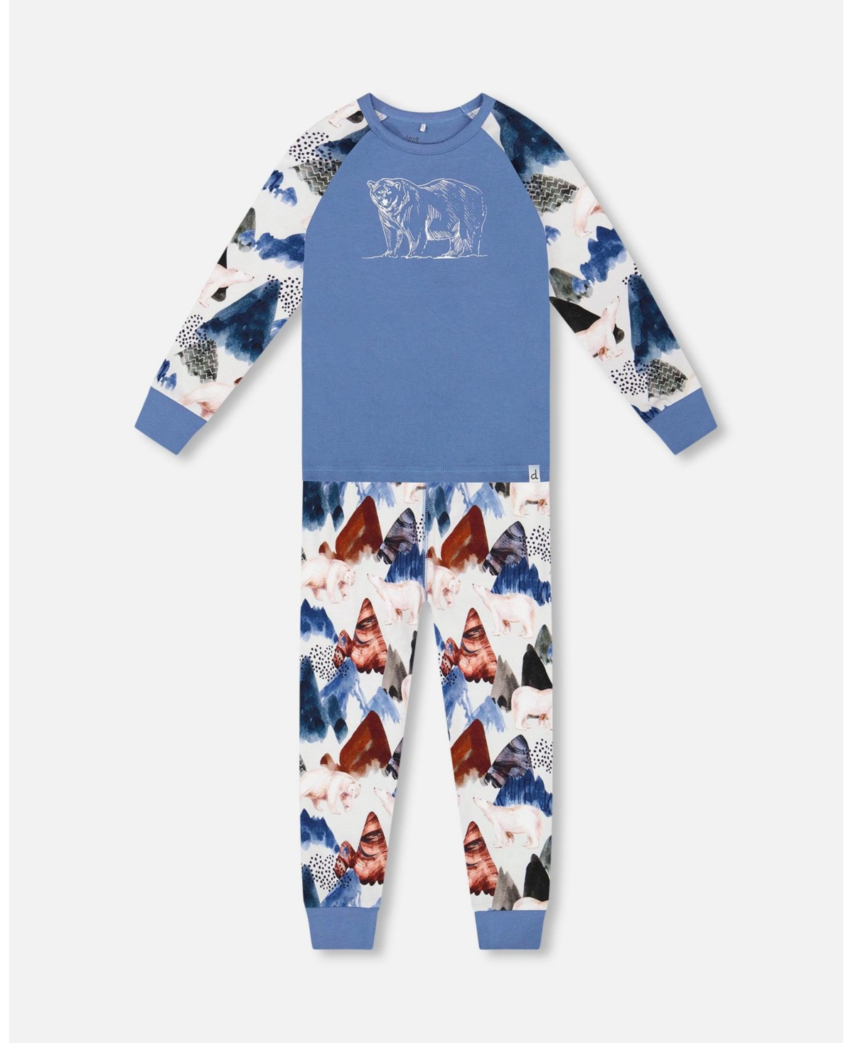 Click here for Deux par Deux Big Boys Two-Piece Cotton Pajama Set... prices