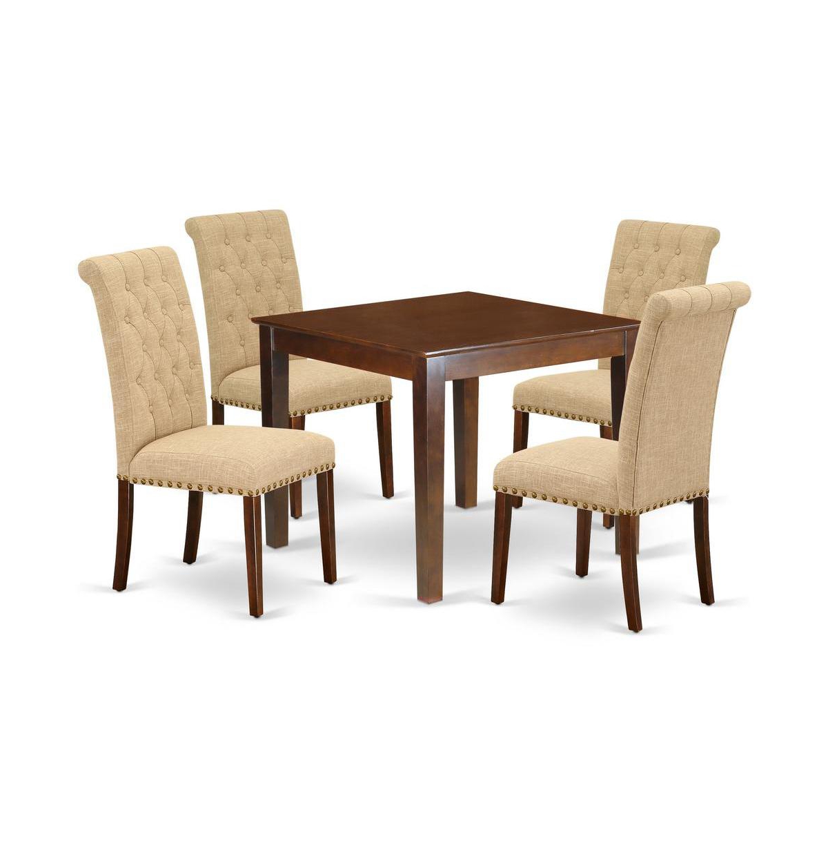 Click here for East West Furniture Dining Room Set Mahogany - Mah... prices