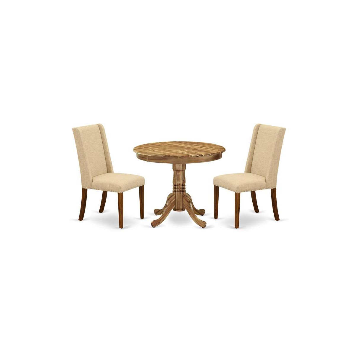 Click here for East West Furniture Dining Room Set Natural - Natu... prices