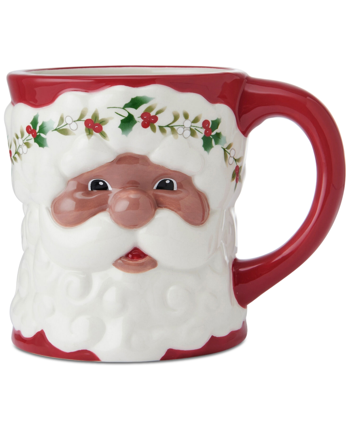 Click here for Winterberry African-American Santa Figural Mug - A... prices