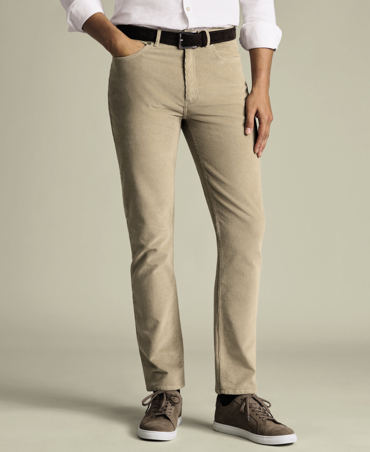 Click here for Charles Tyrwhitt Mens Slim-Fit 5-Pocket Pants - Ca... prices