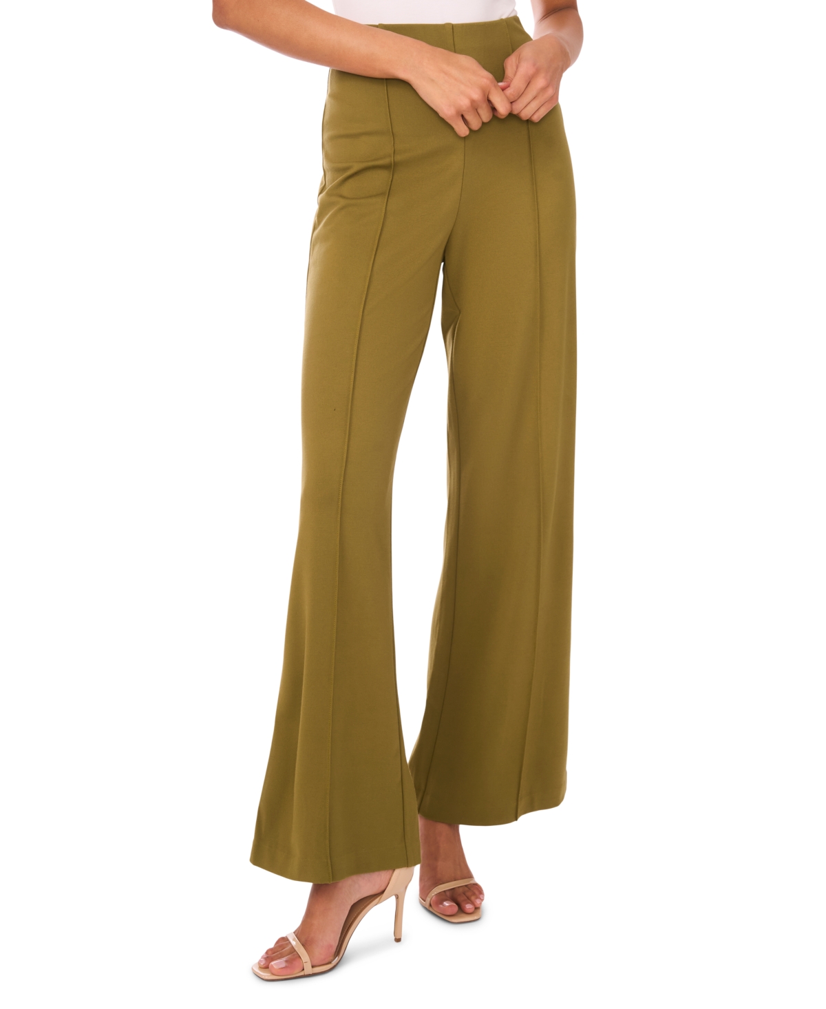 Click here for Sam & Jess Womens Ponte Wide Leg Pants - Od Olive prices