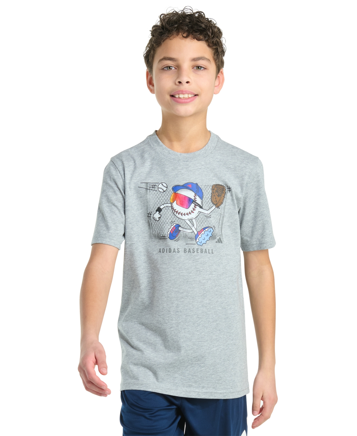 Boys (8-20) adidas(R) Short Sleeve Stunner Outfield Tee
