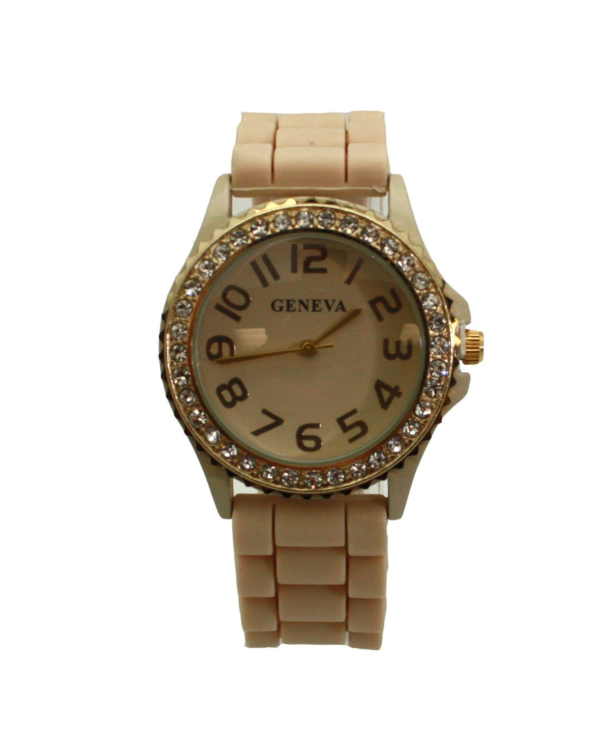 Click here for Olivia Pratt Beige Every Day Silicone and Rhinesto... prices