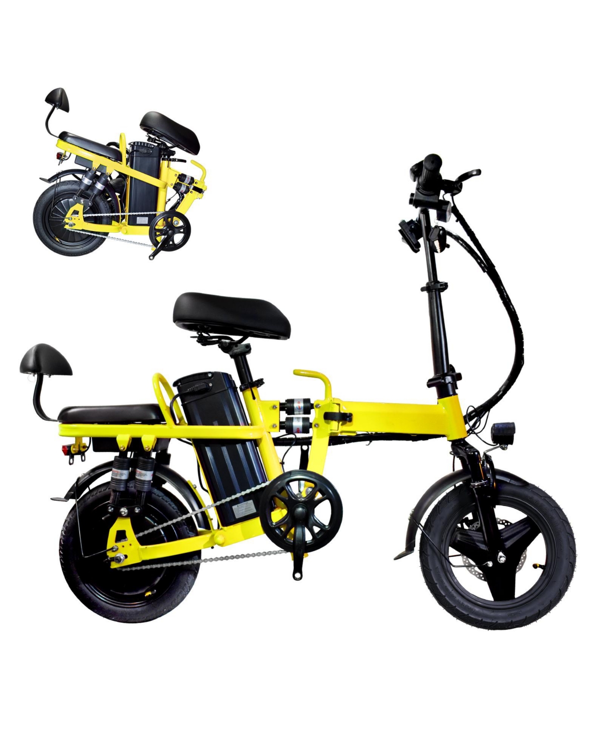 Click here for Foldable Electric Bicycle  500W Peak Motor 45 Mile... prices