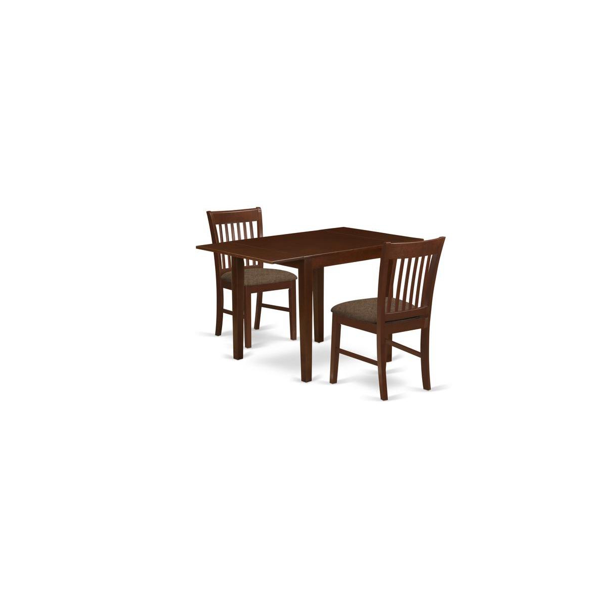 Click here for East West Furniture Dining Room Set Mahogany - Mah... prices
