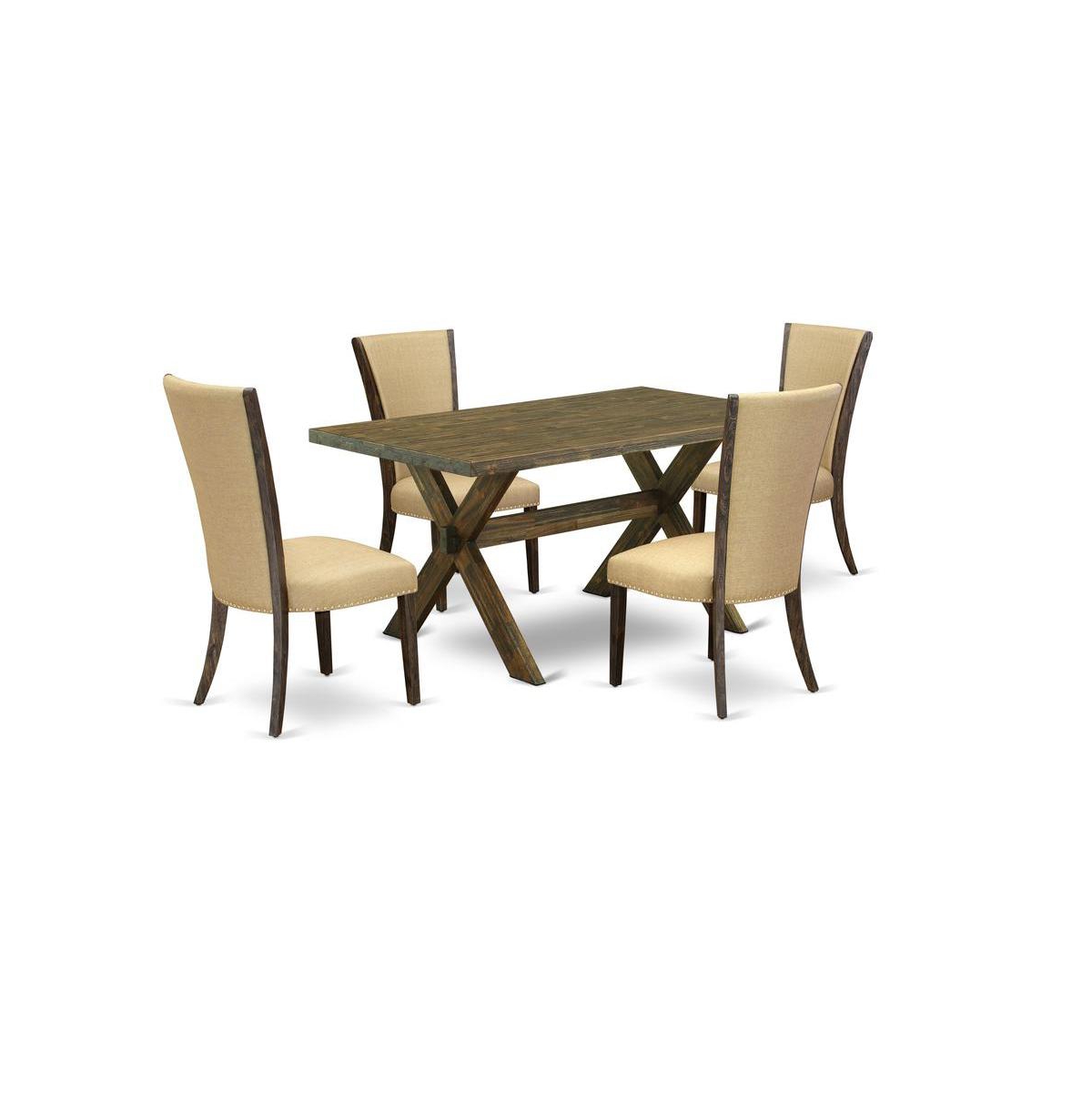 Click here for East West Furniture 5Pc Dining Table Set Includes... prices