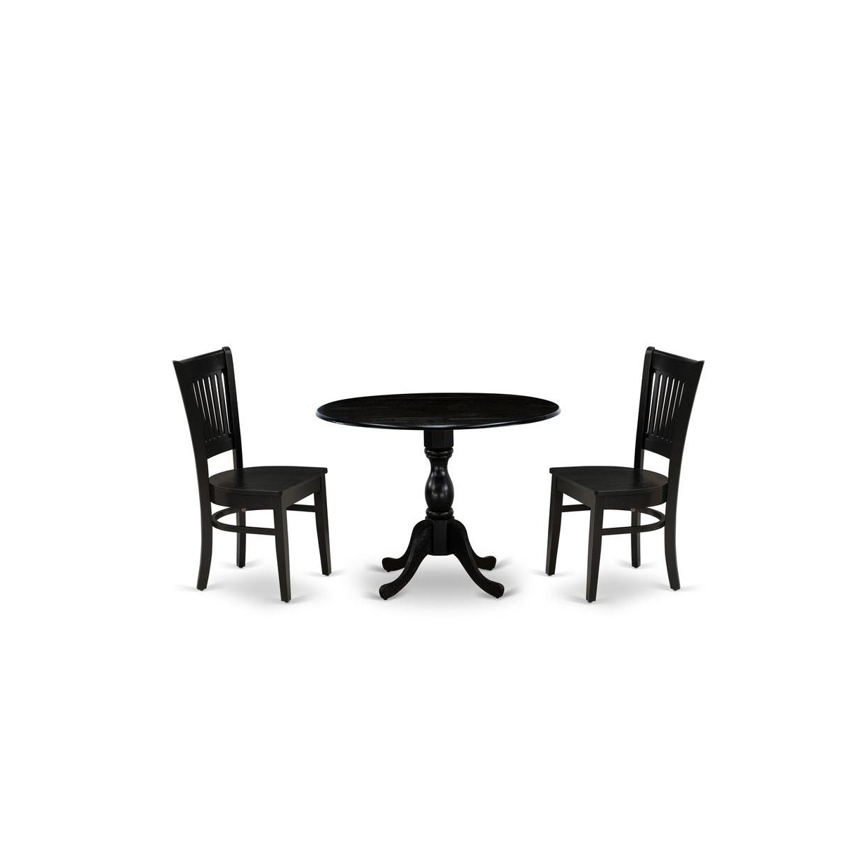 Click here for East West Furniture 3-Pc Kitchen Dining Set- 2 Mod... prices