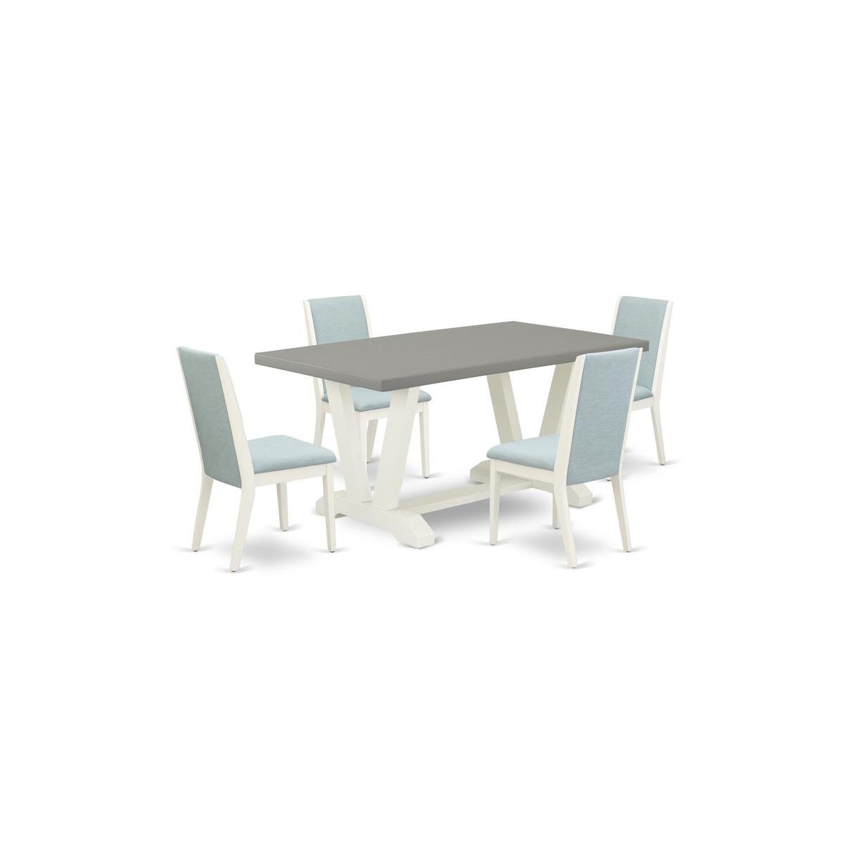 Click here for East West Furniture 5-Piece Beautiful Rectangular... prices