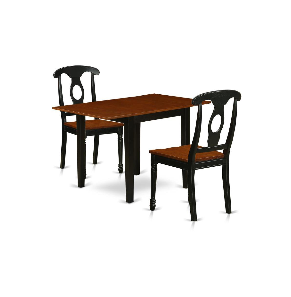 Click here for East West Furniture Dining Room Set Black & Cherry... prices