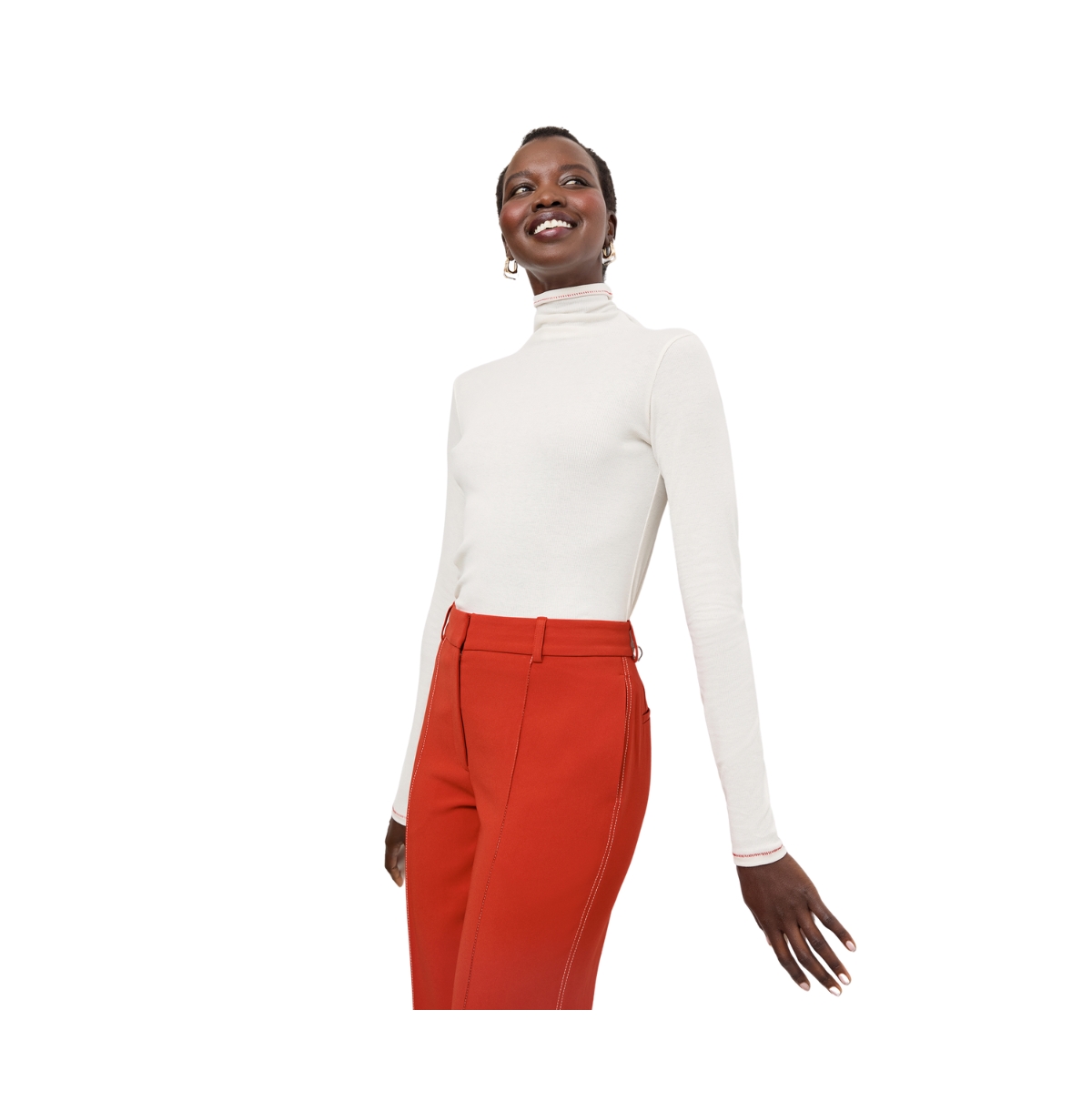 Click here for M.m.LaFleur Axam Layering Turtleneck - Ribbed Pima... prices