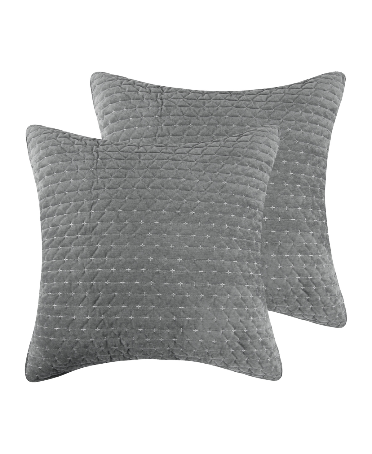 Click here for Levtex Velvet Stitch 2-Pc. Sham Set  European - Gr... prices