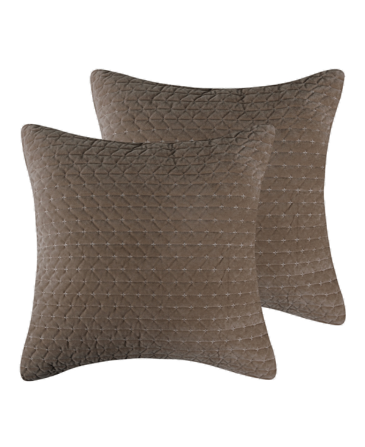 Click here for Levtex Velvet Stitch 2-Pc. Sham Set  European - Co... prices