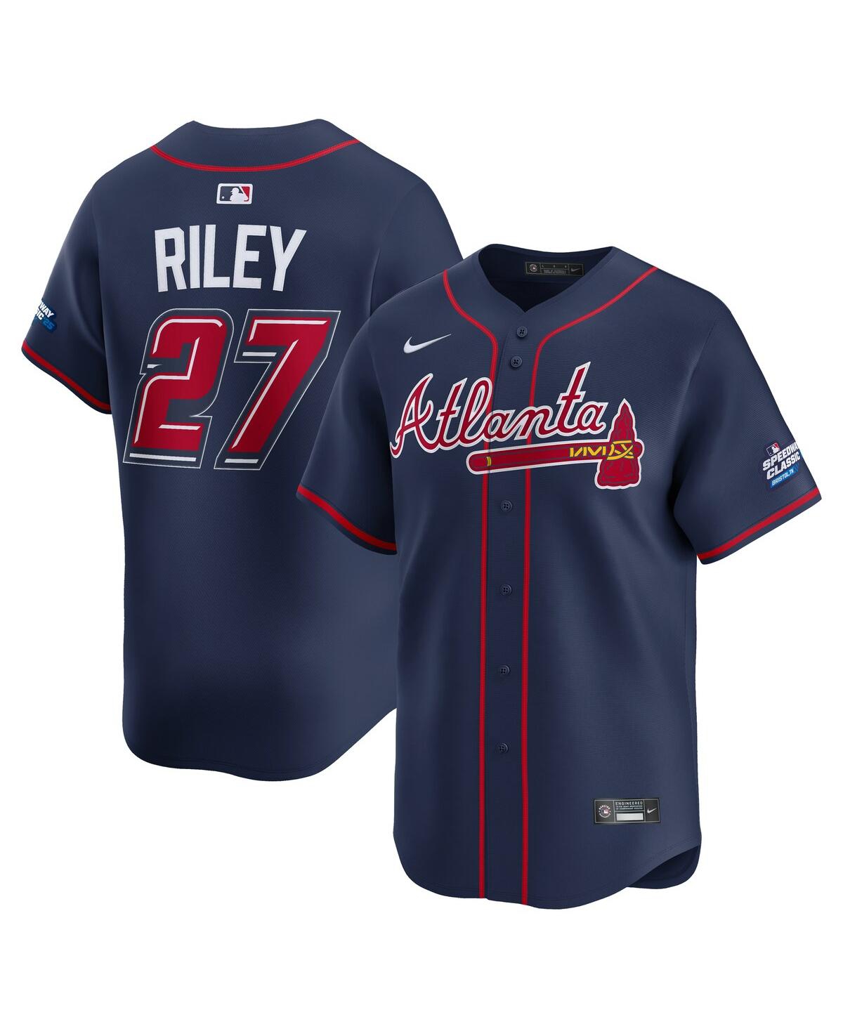 Click here for Nike Mens Austin Riley Navy Atlanta Braves 2025 Ml... prices